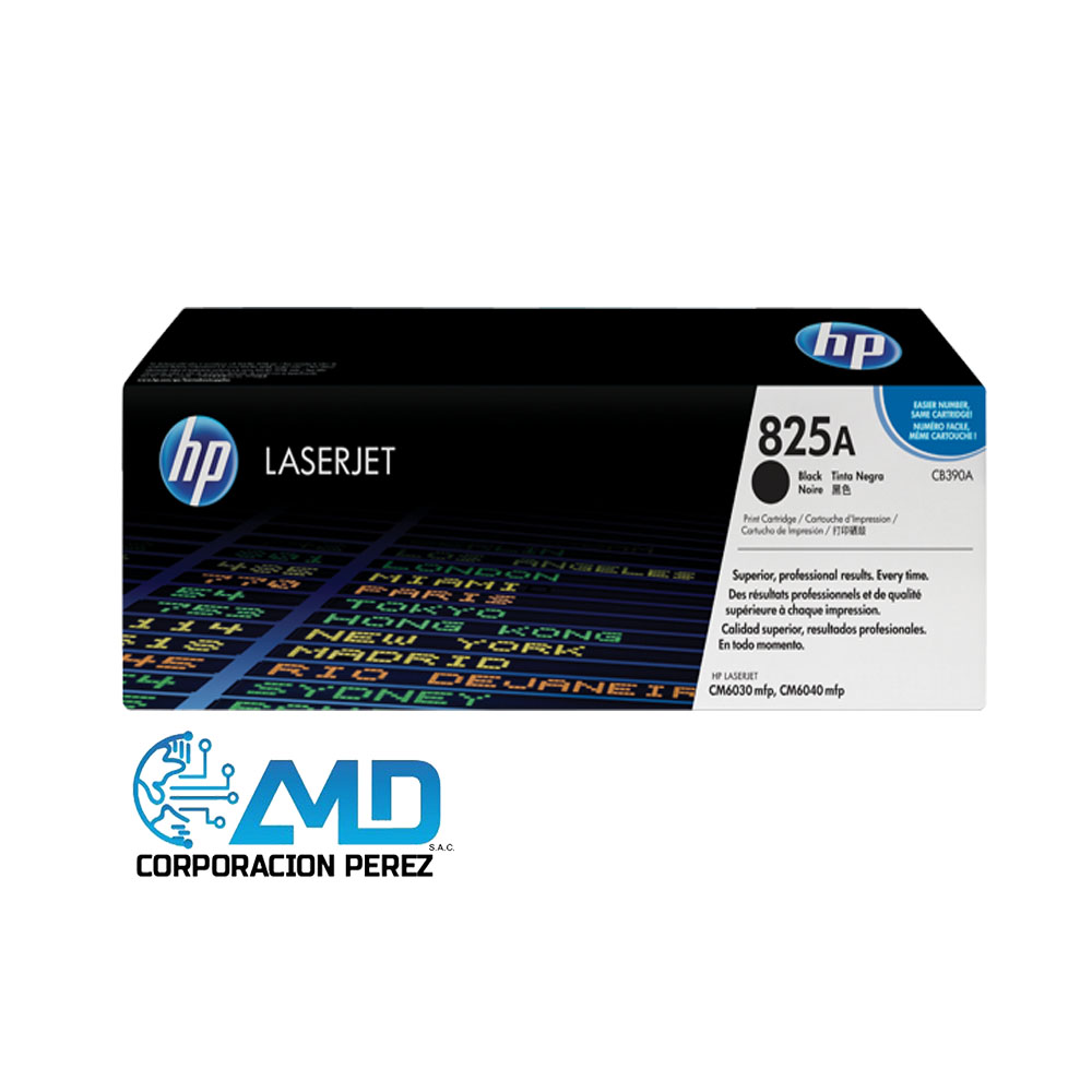 TONER HP CB390A (825A) L.J.6040 BLACK | CORPORACIÓN PEREZ AMD